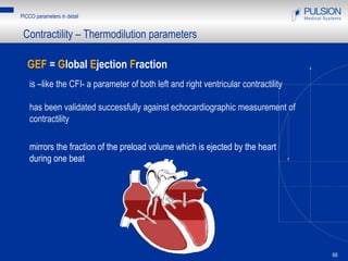 Physiology of hemodynamics & PiCCO parameters in detail | PPT