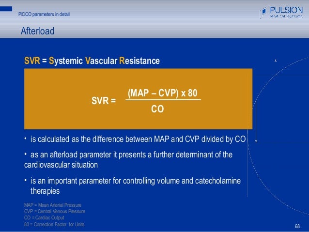 Physiology of hemodynamics & PiCCO parameters in detail