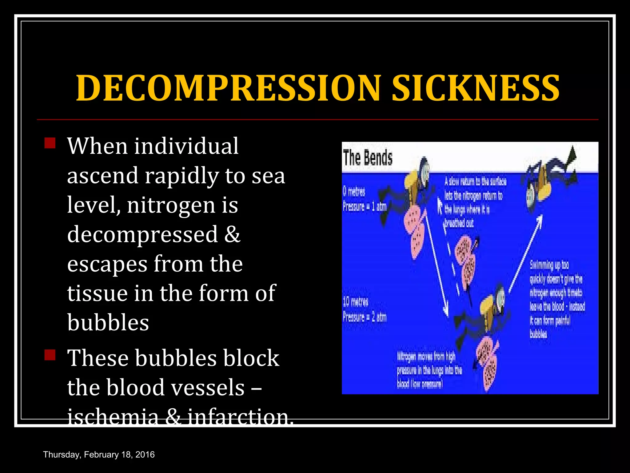 Physiology of high altitude & high pressure | PPT