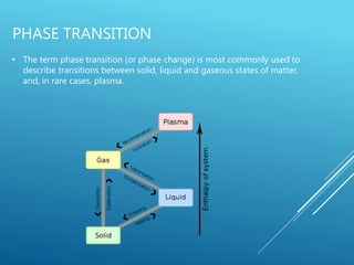 Phase transition - ice nucleation and super cooling in plants | PPTX
