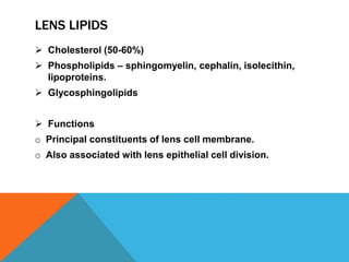 PHYSIOLOGY AND AGING CHANGES OF LENSE.pptx