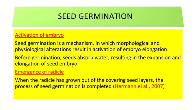 PHYSIOLOGY AND BIOCHEMISTRY OF SEED GERMINATION.pptx | Gardening | Home ...