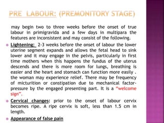 Physiology and causes of labour | PPTX