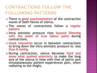 Physiology and causes of labour | PPTX