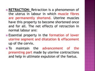 Physiology and causes of labour | PPTX