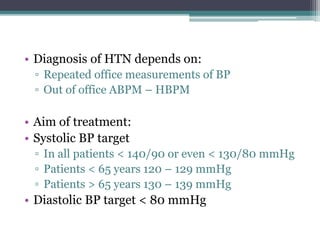 Physiology and guidlines of hypertension | PPTX