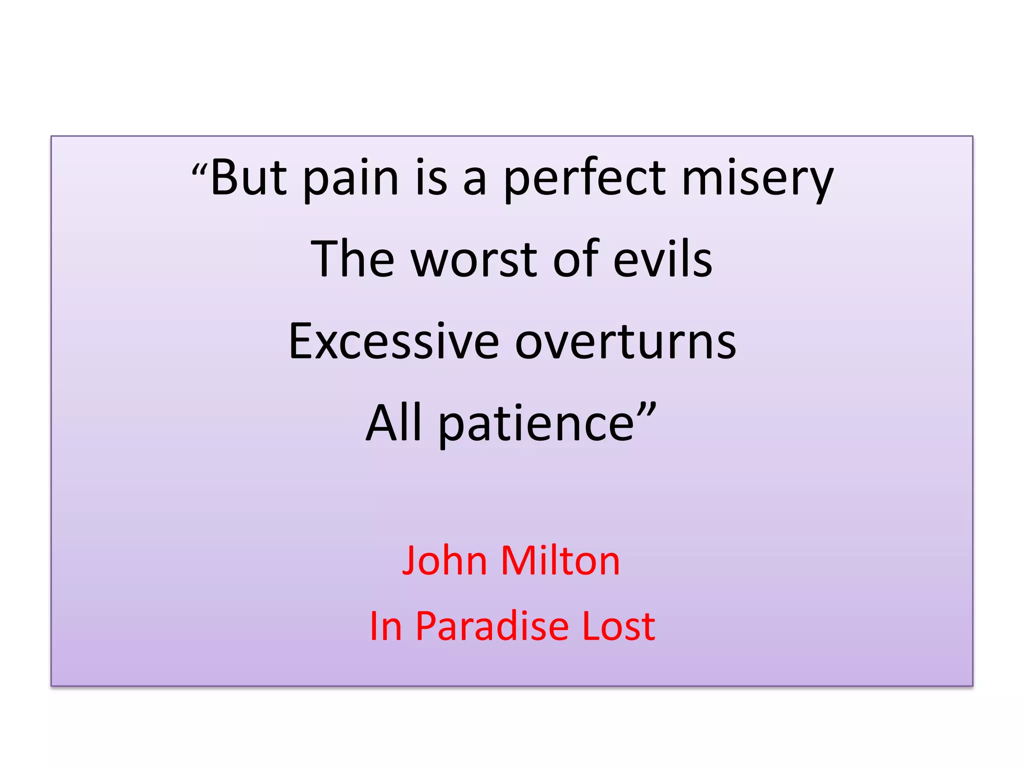 Physiology and pharmacology of pain | PPTX