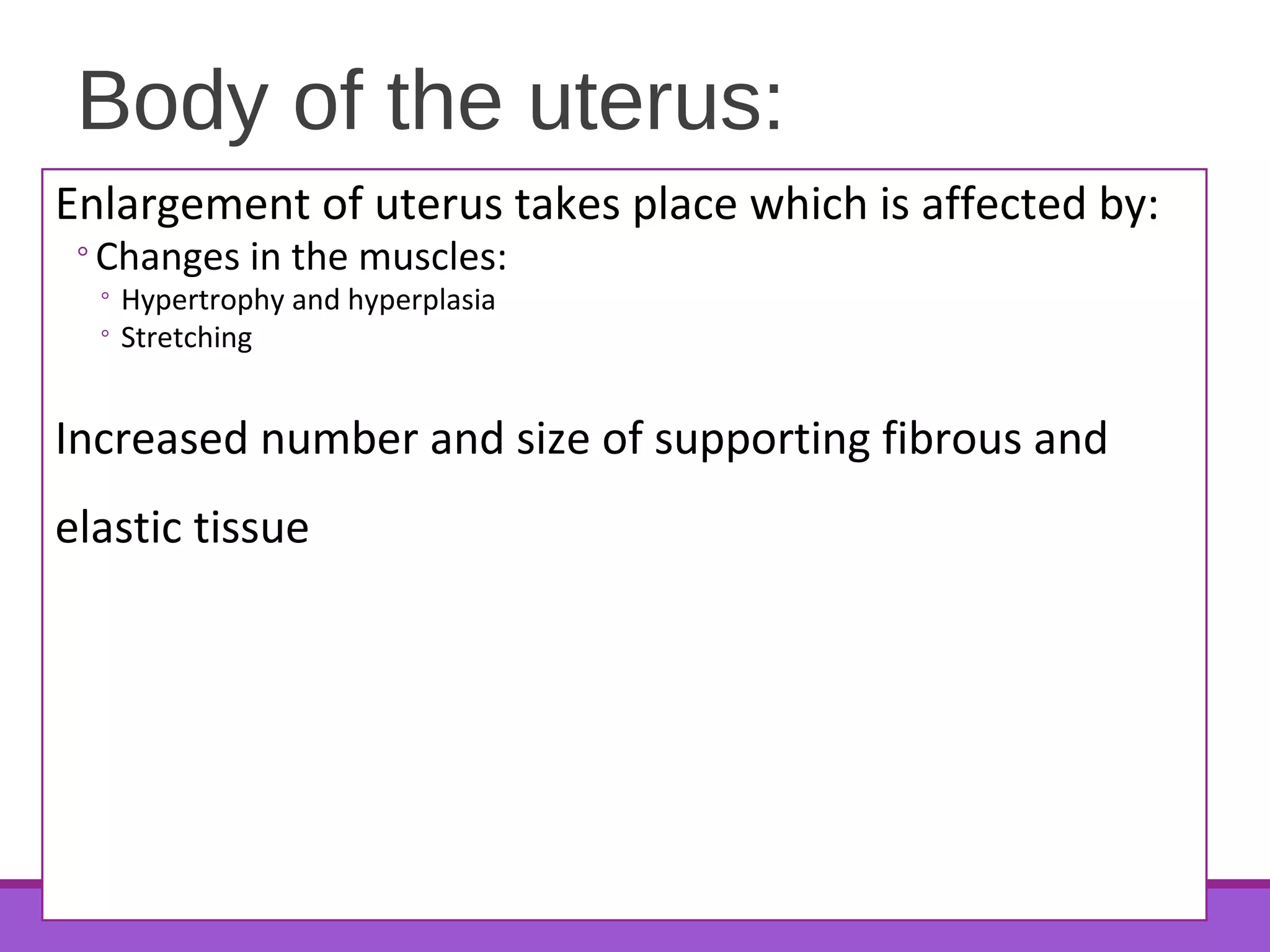 Physiology and Signs of Pregnancy | PPT