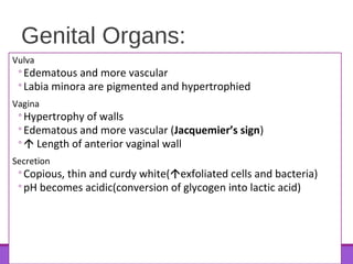 Physiology and Signs of Pregnancy | PPT