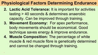 Physiology and Sports | PPTX