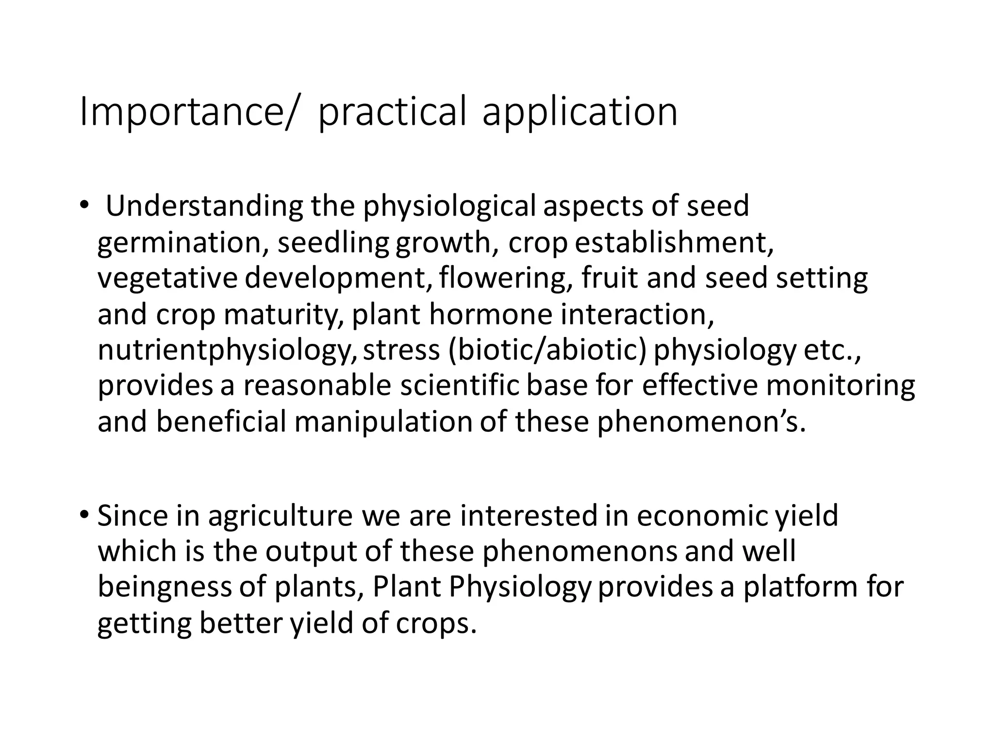 Introduction to crop physiology | PDF