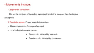 Colonic and anorectal physiology with surgical implications | PPTX