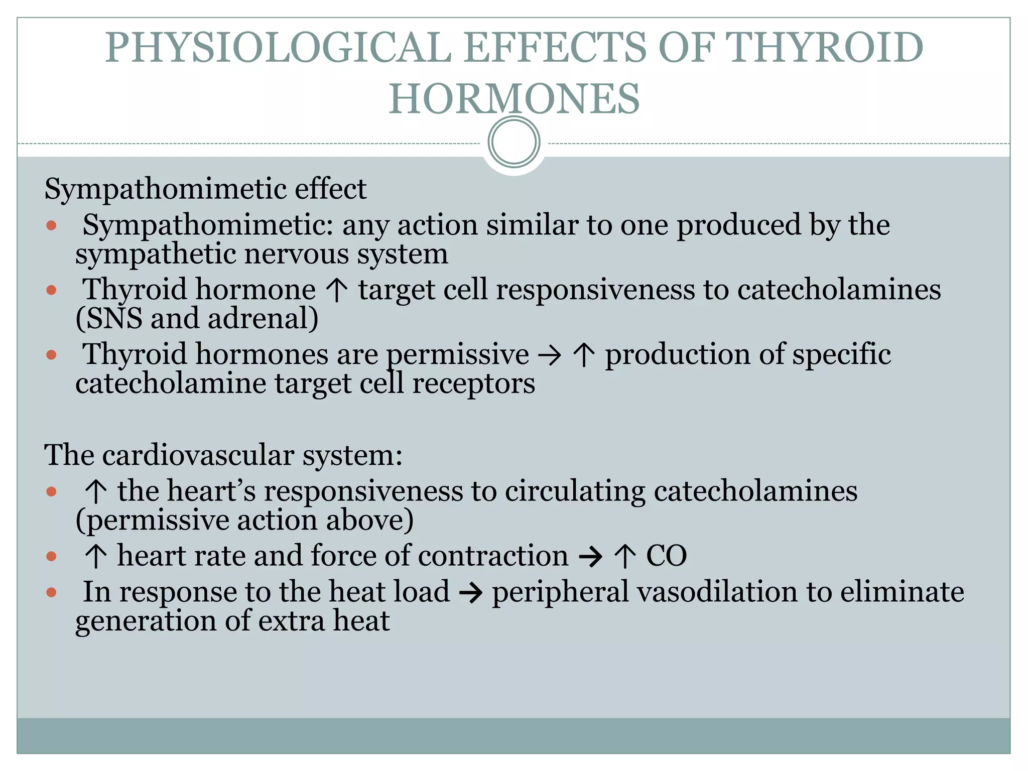 PHYSIOLOGY OF THE THYROID GLAND | PPTX