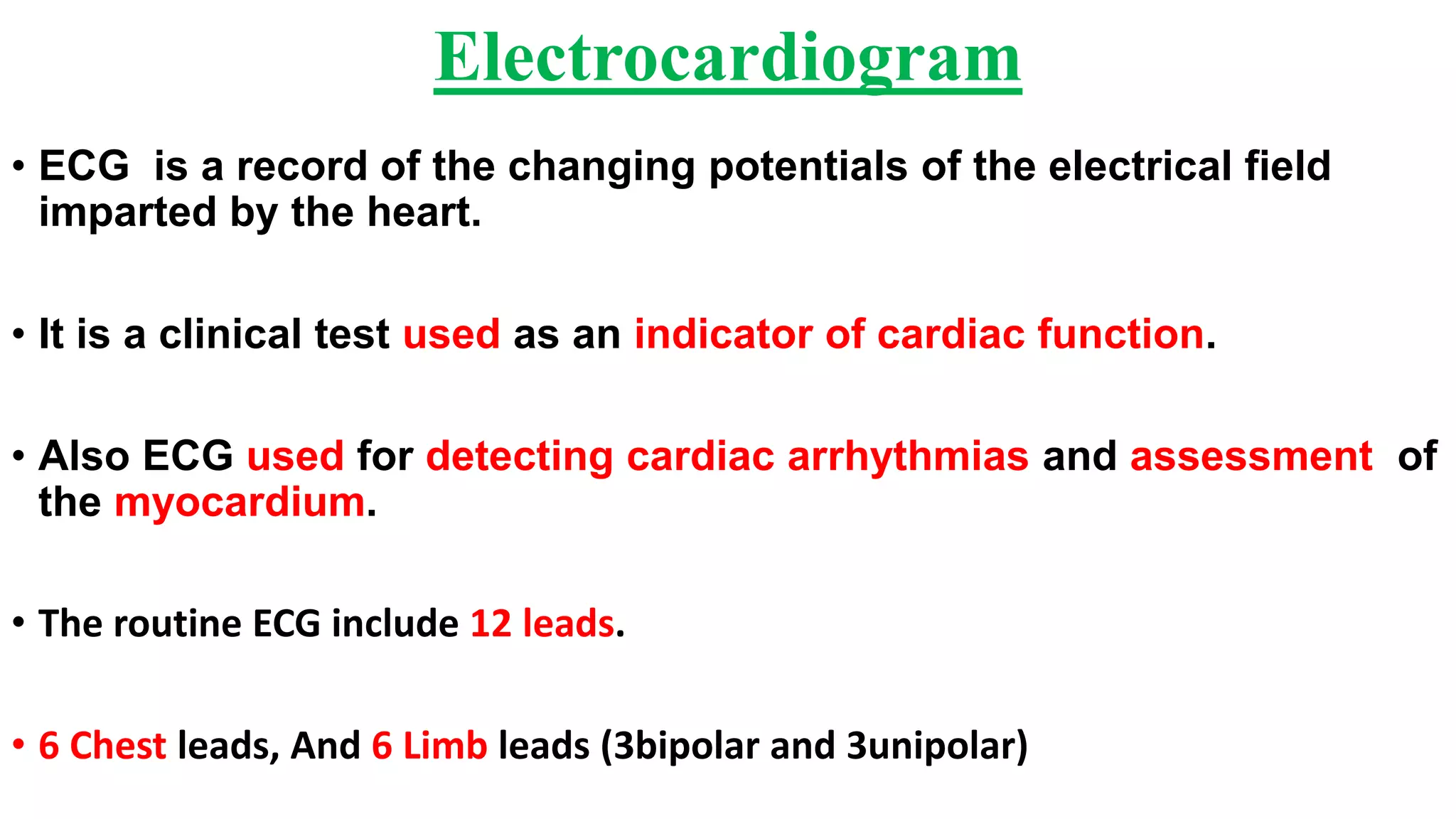 Physiology (electrocardiography ecg) | PDF