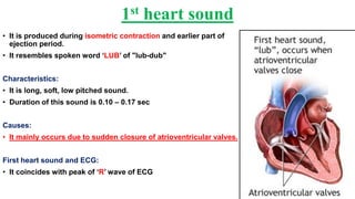 Physiology (heart sounds) | PDF