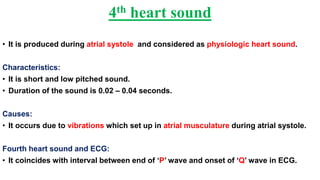 Physiology (heart sounds) | PDF