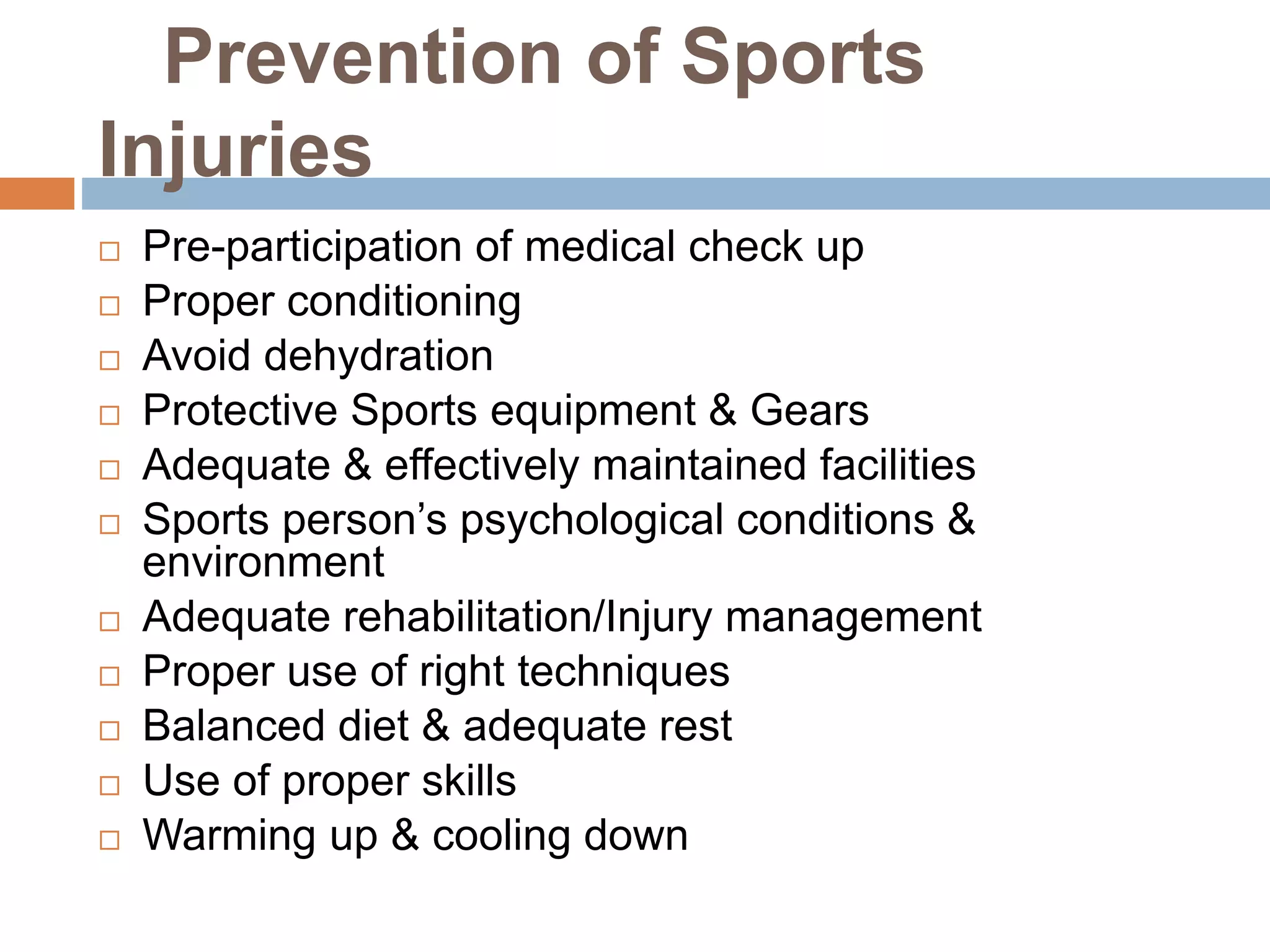 Chapter - 7 Physiology & injuries in sports for Class XII | PPTX