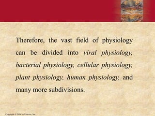 functional organization of the human body | PPTX