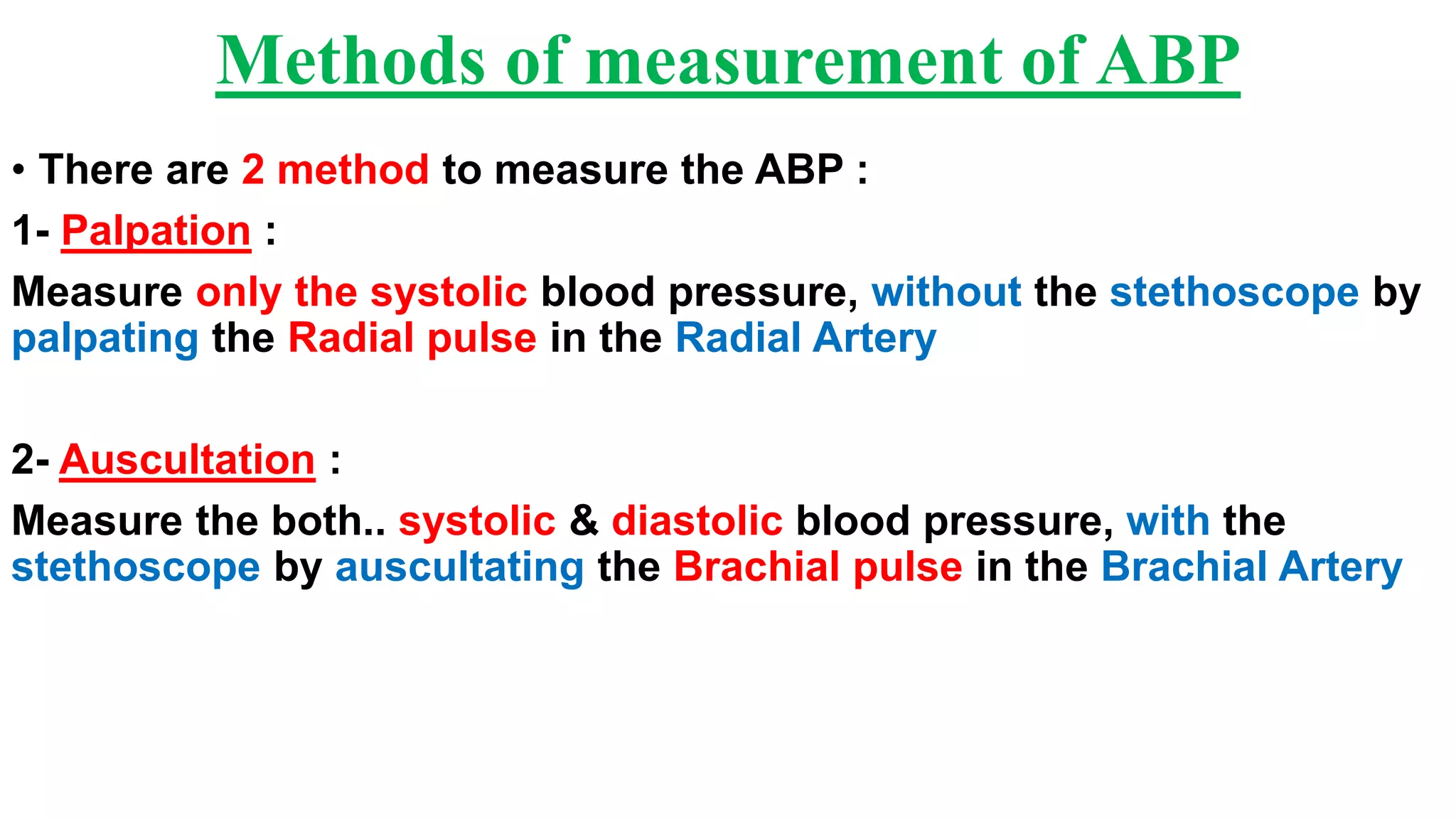 Physiology (measurement of arterial blood pressure) | PDF | Heart and ...