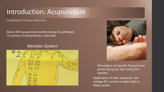 Physiology of acupuncture and acupressure | PPTX