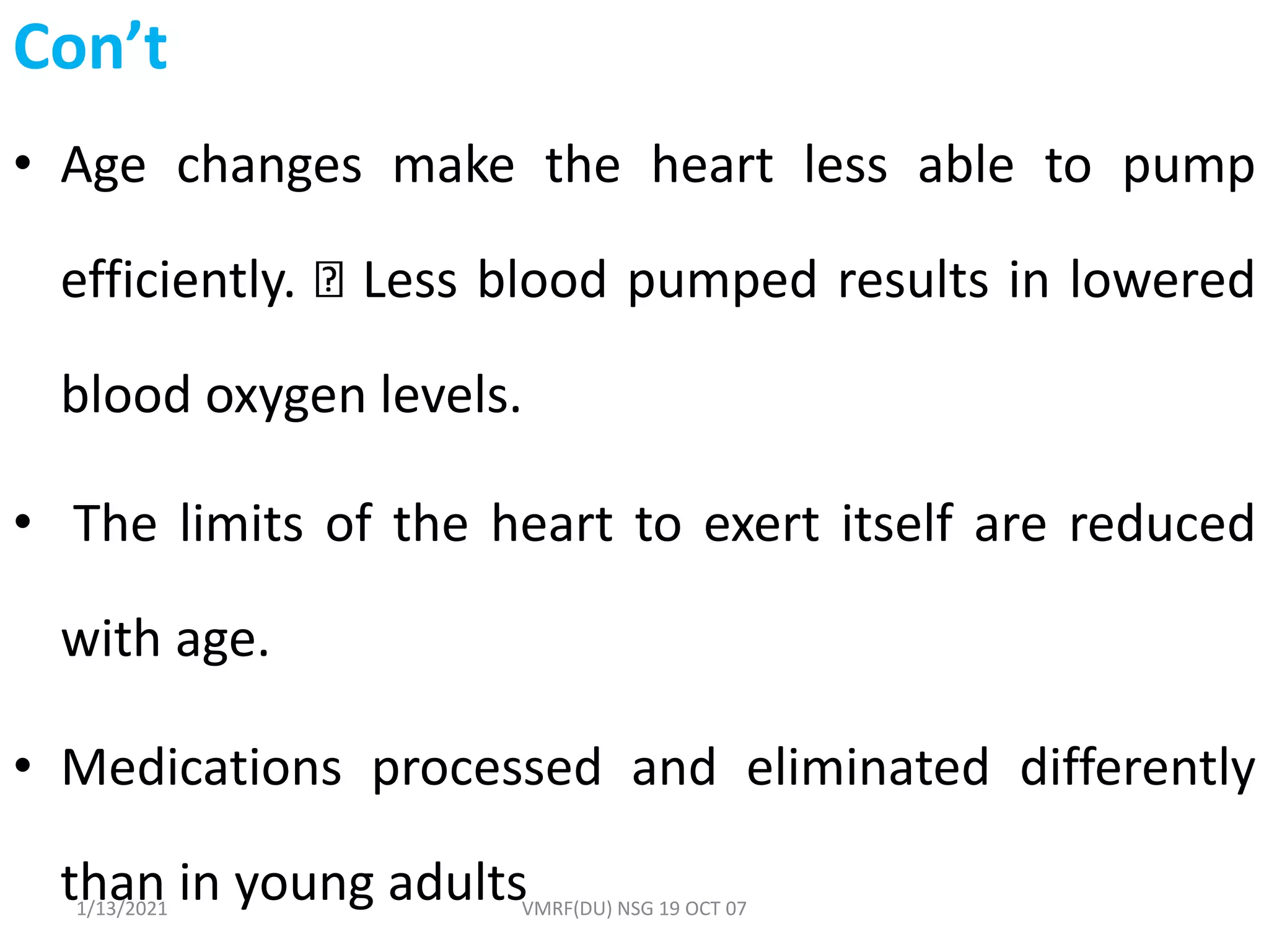PHYSIOLOGY OF AGING PROCESS | PPTX