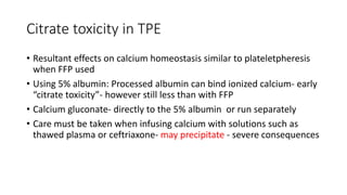 Physiology of Apheresis in blood donors and patients | PPTX