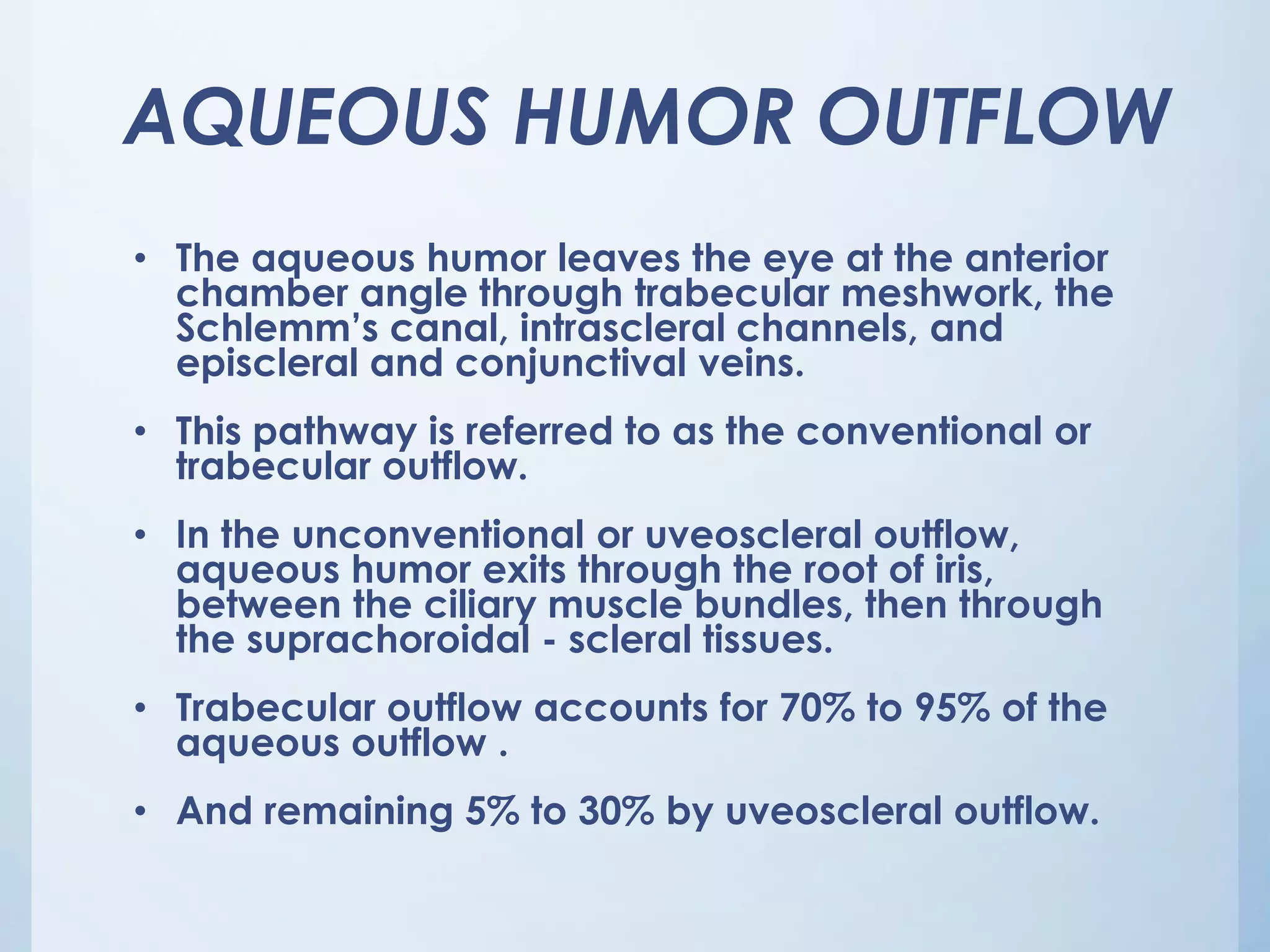 Physiology of aqueous humor | PPTX