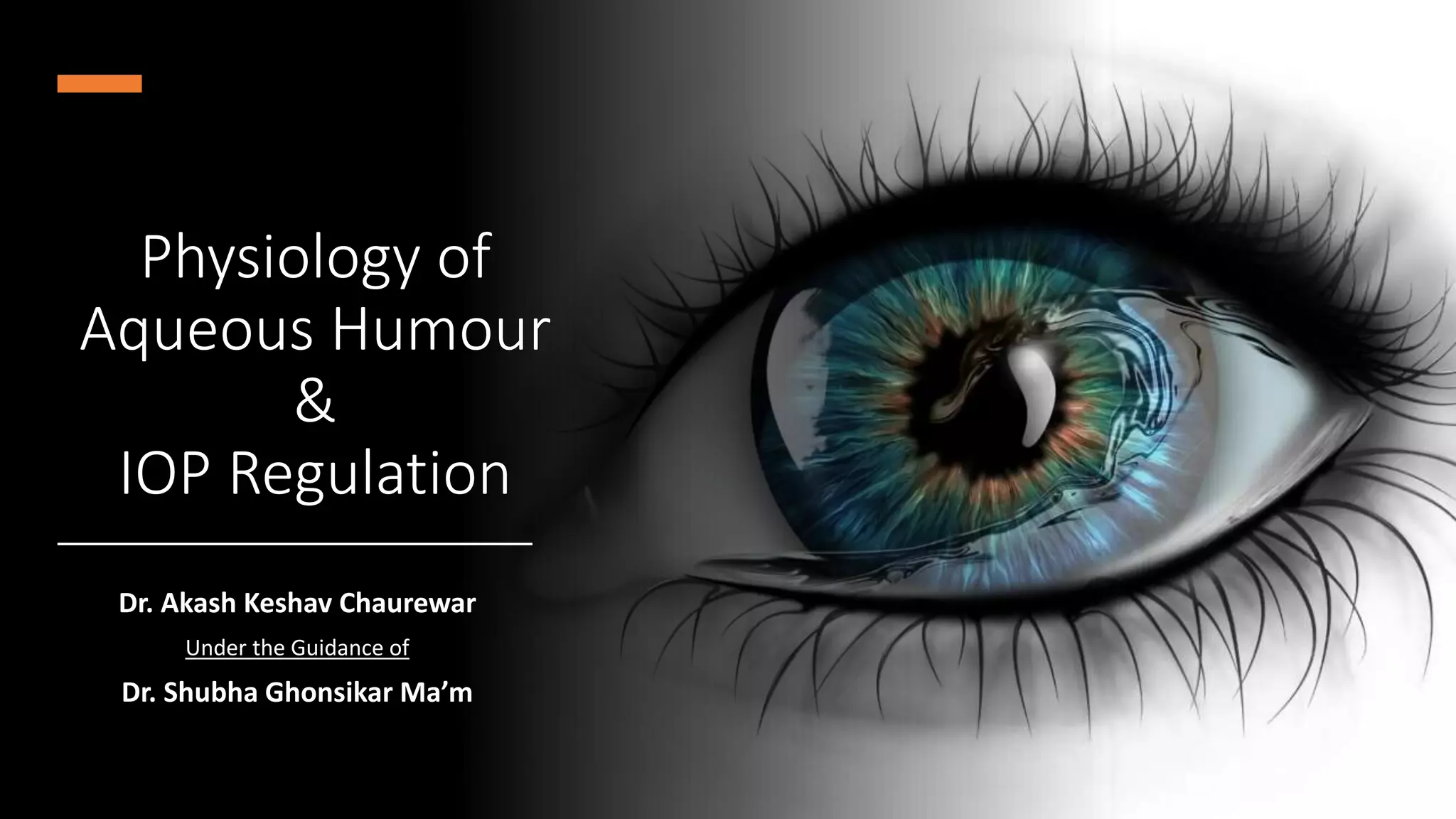 PHYSIOLOGY OF AQUEOUS HUMOUR & IOP REGULATION .pptx