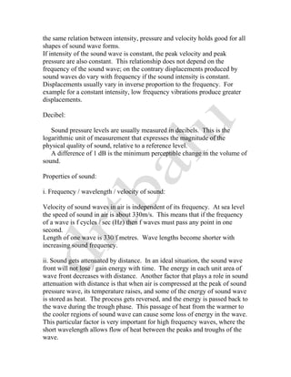 Physiology of auditory system | PDF