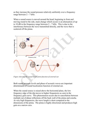 Physiology of auditory system | PDF