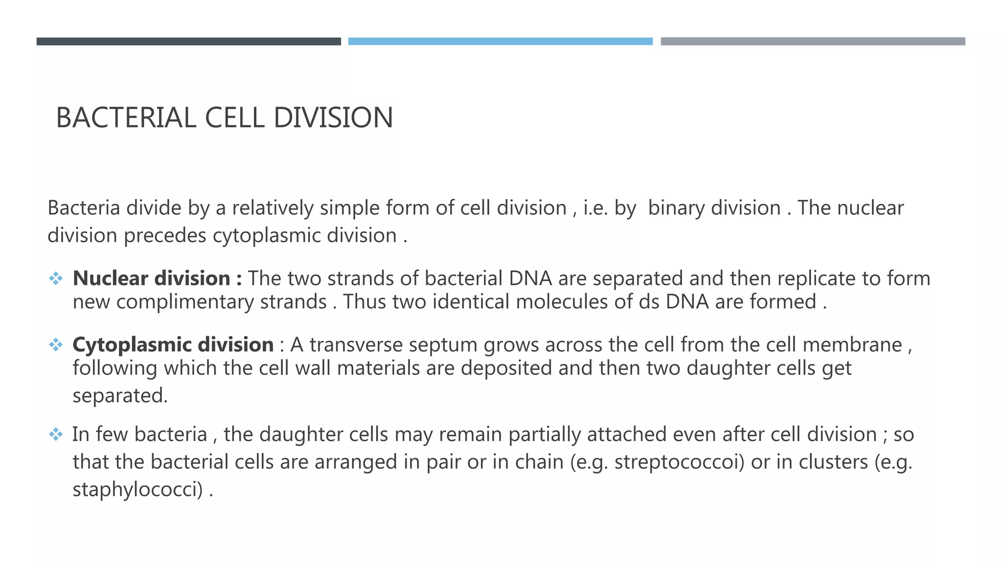 Physiology of bacteria | PPTX