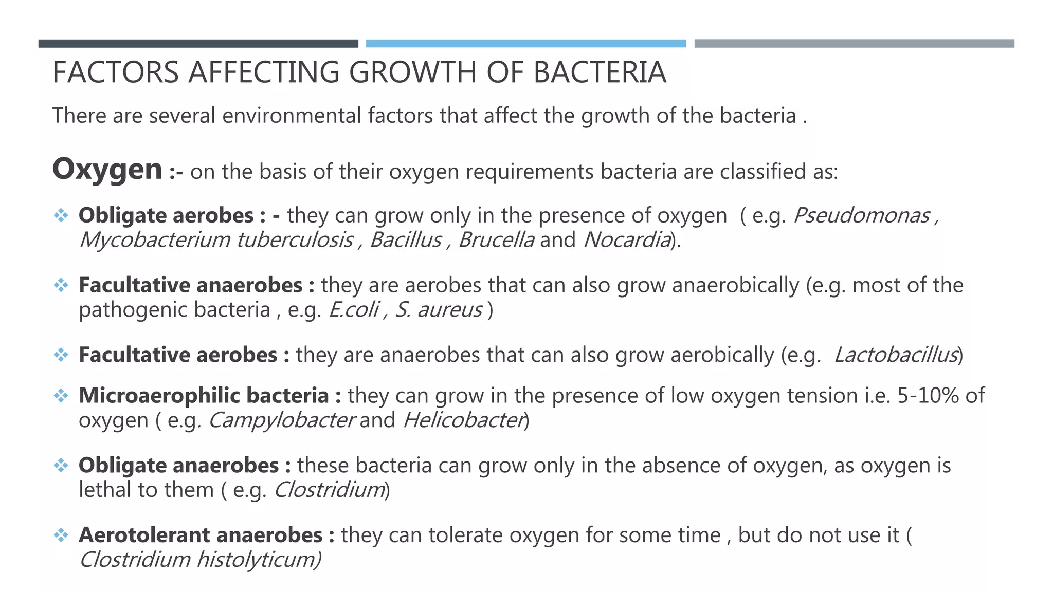 Physiology of bacteria | PPTX