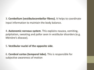 Physiology of balance | PPTX
