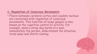 Physiology of basal nuclei | PPTX