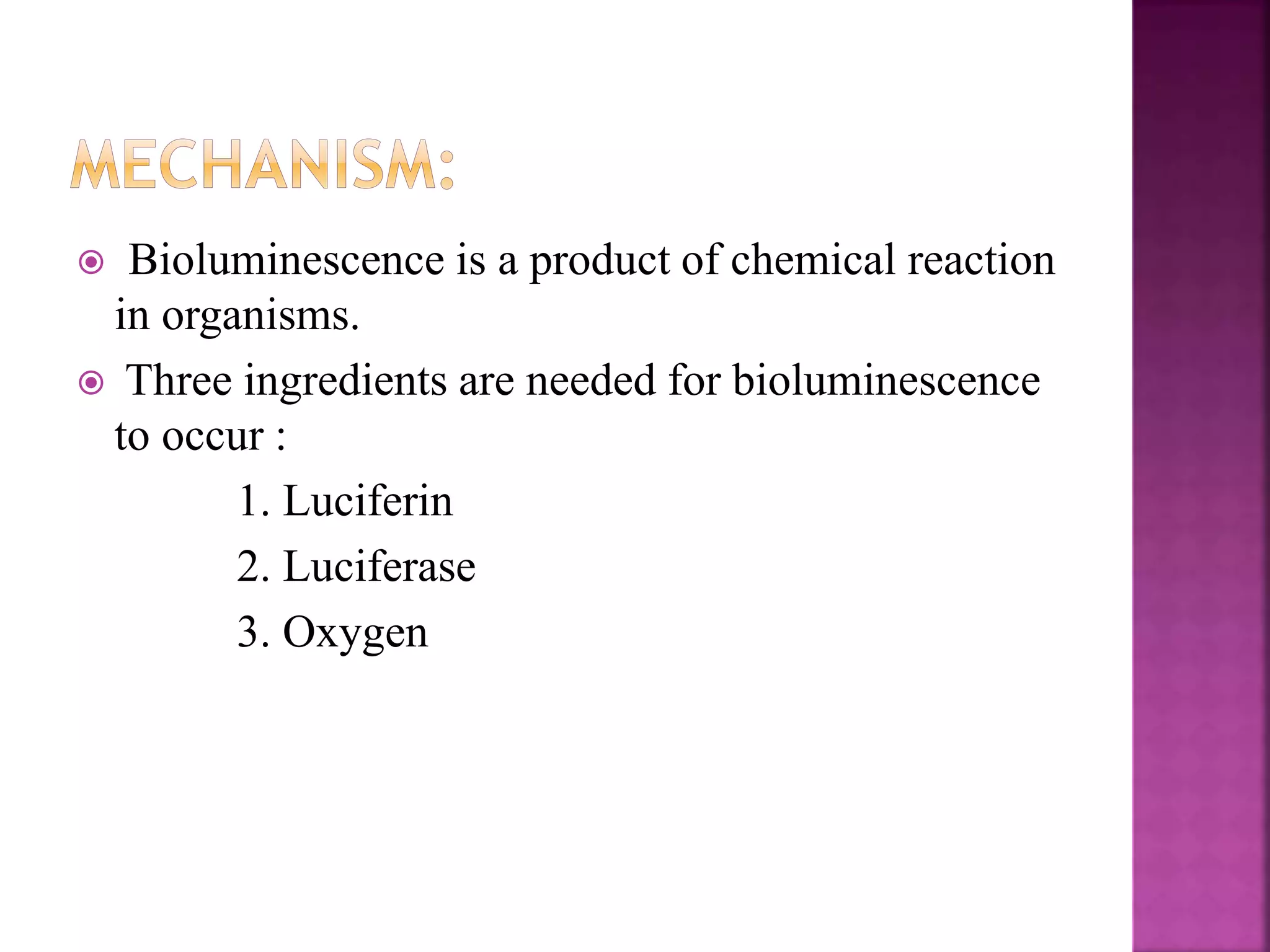 Physiology of bioluminescence | PPTX