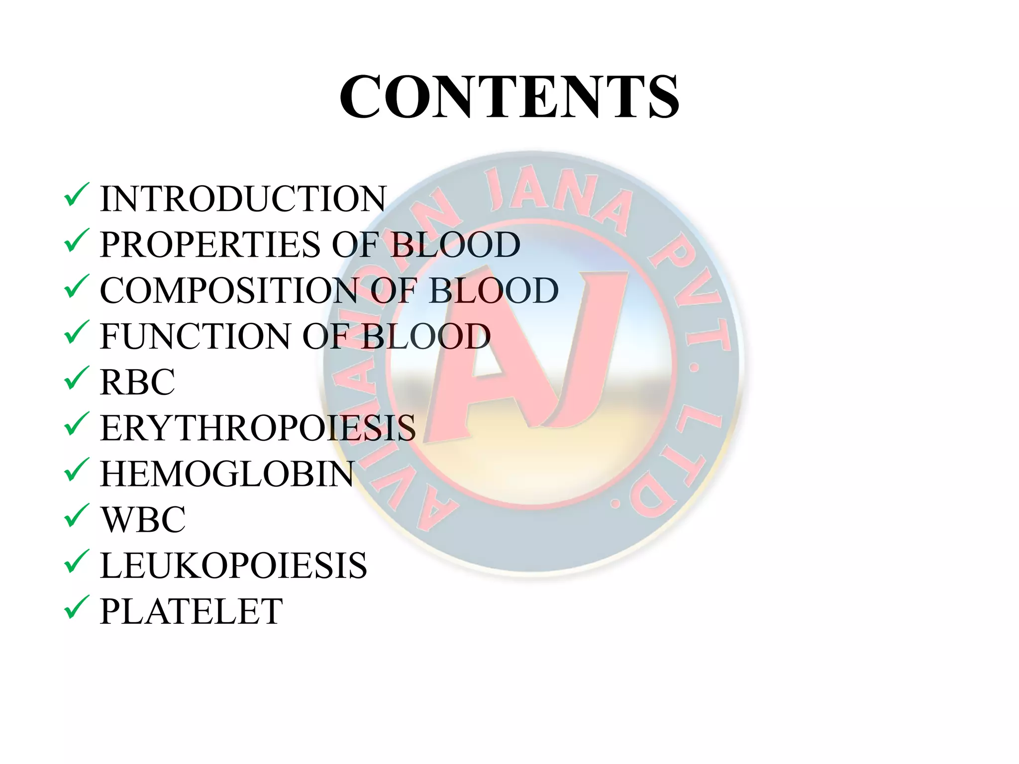 Blood (RBC, WBC, PLATELET) | PDF
