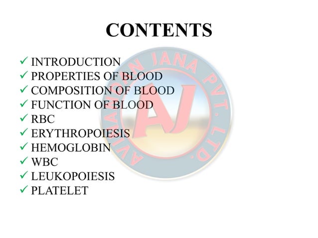 Blood (RBC, WBC, PLATELET) | PDF