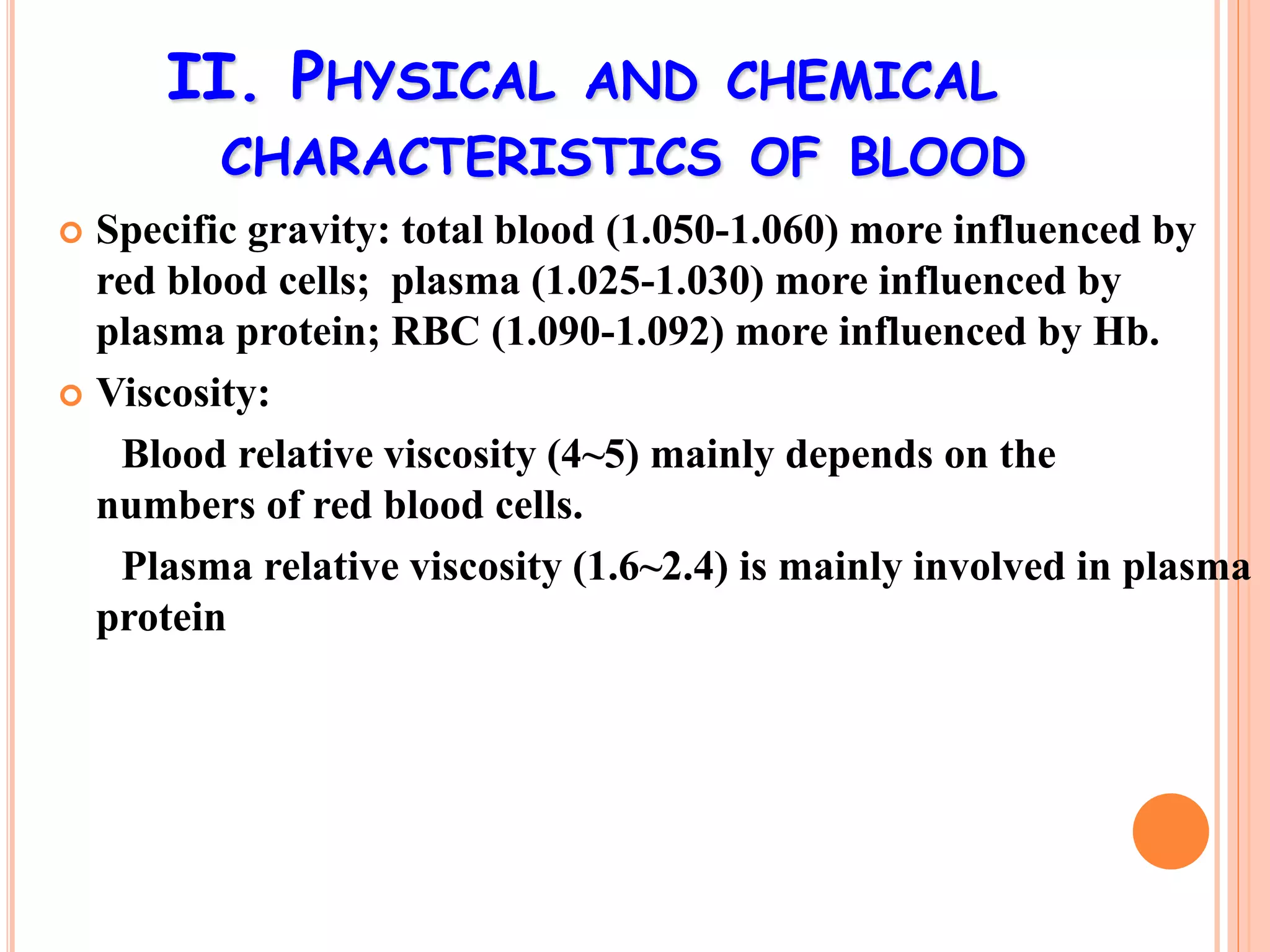 Physiology of blood ppt | PPTX