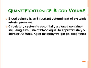 Physiology of blood ppt | PPTX