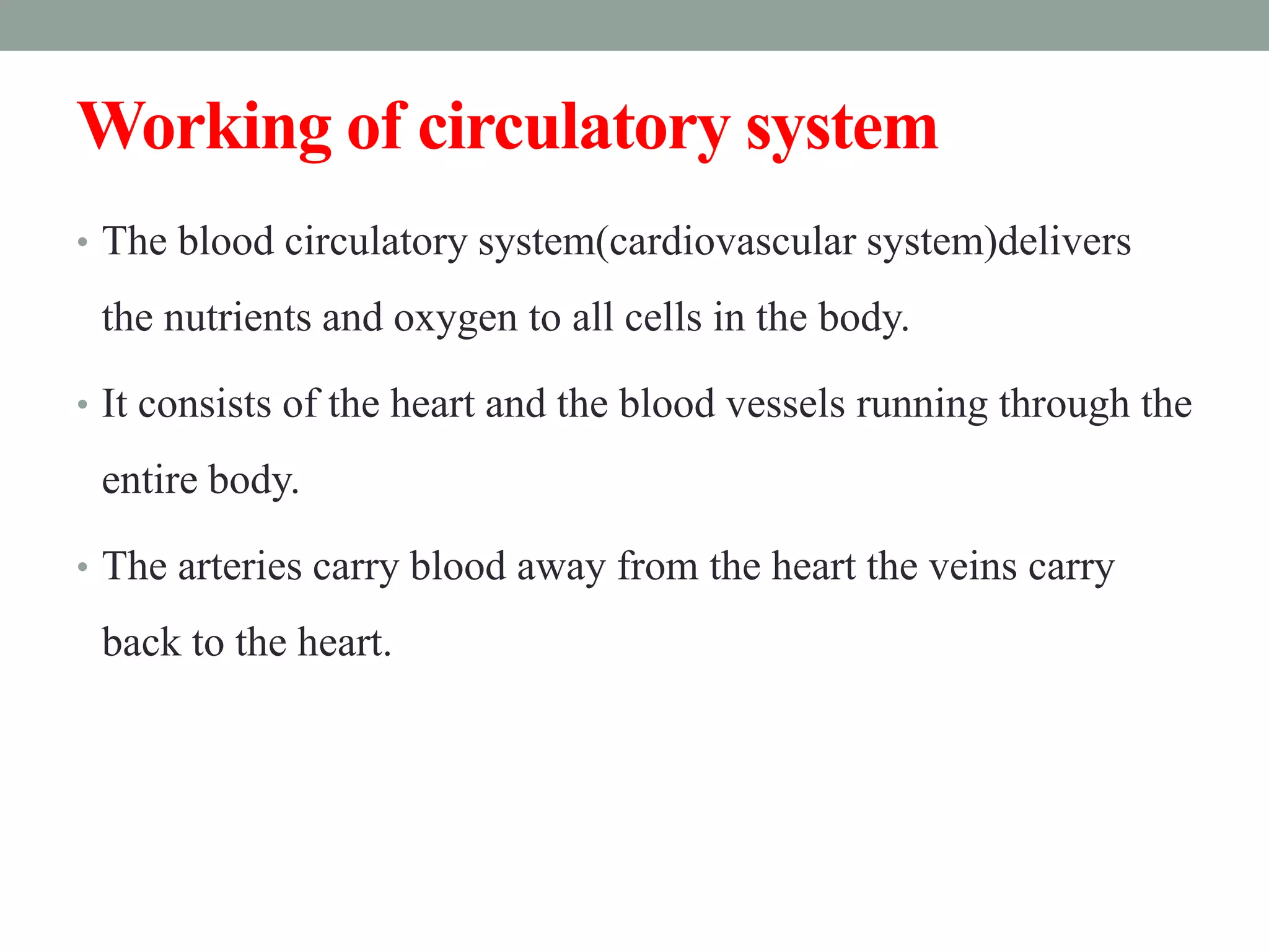 CARDIOVASCULAR/CIRCULATORY SYSTEM | PPT
