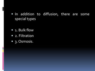 Physiology of cell membranr | PPT