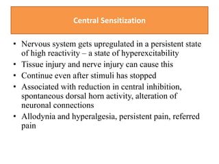 Basics of Chronic Pain - Dr Venugopal Kochiyil | PPT