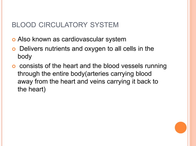 Physiology of circulation | PPT