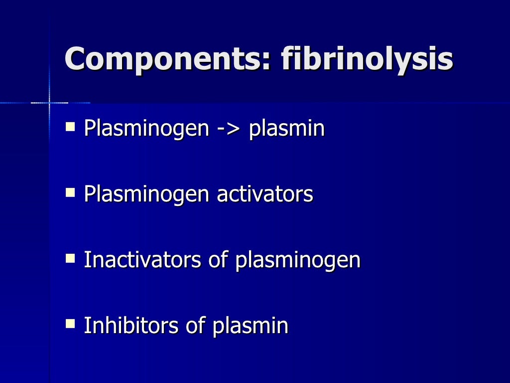 Physiologyof Coagulation