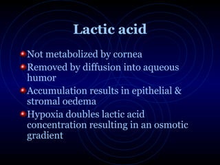Physiology of cornea | PPT