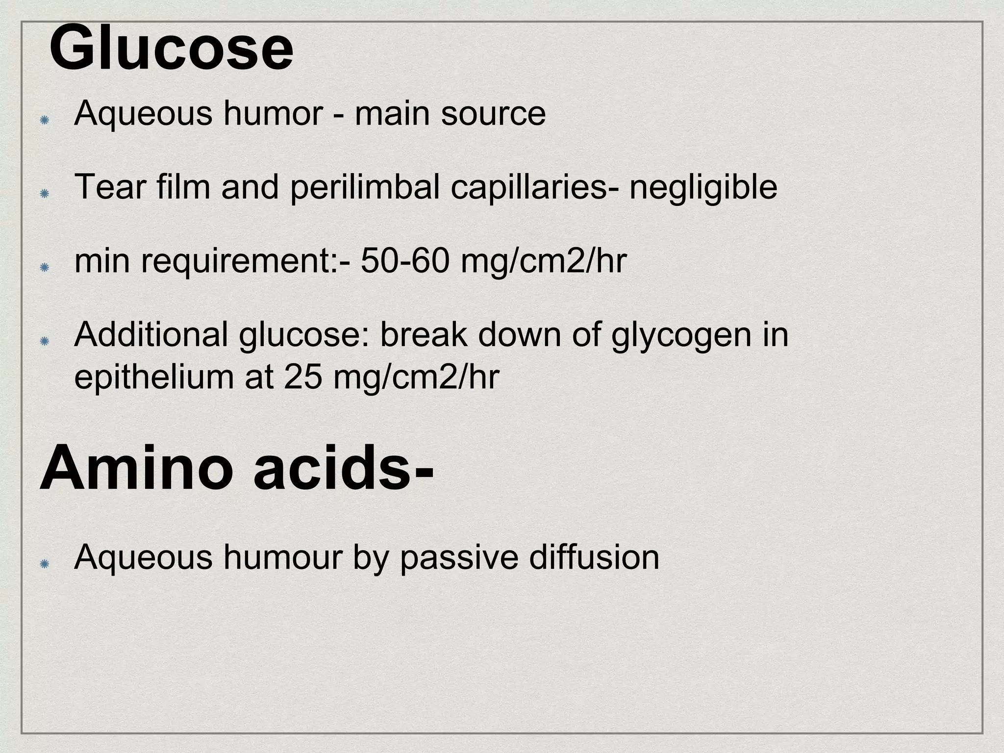Physiology of cornea | PPTX