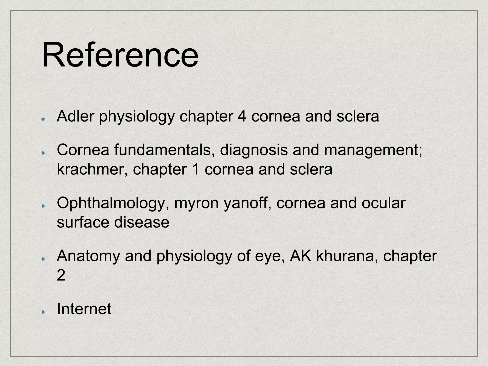 Physiology of cornea | PPTX