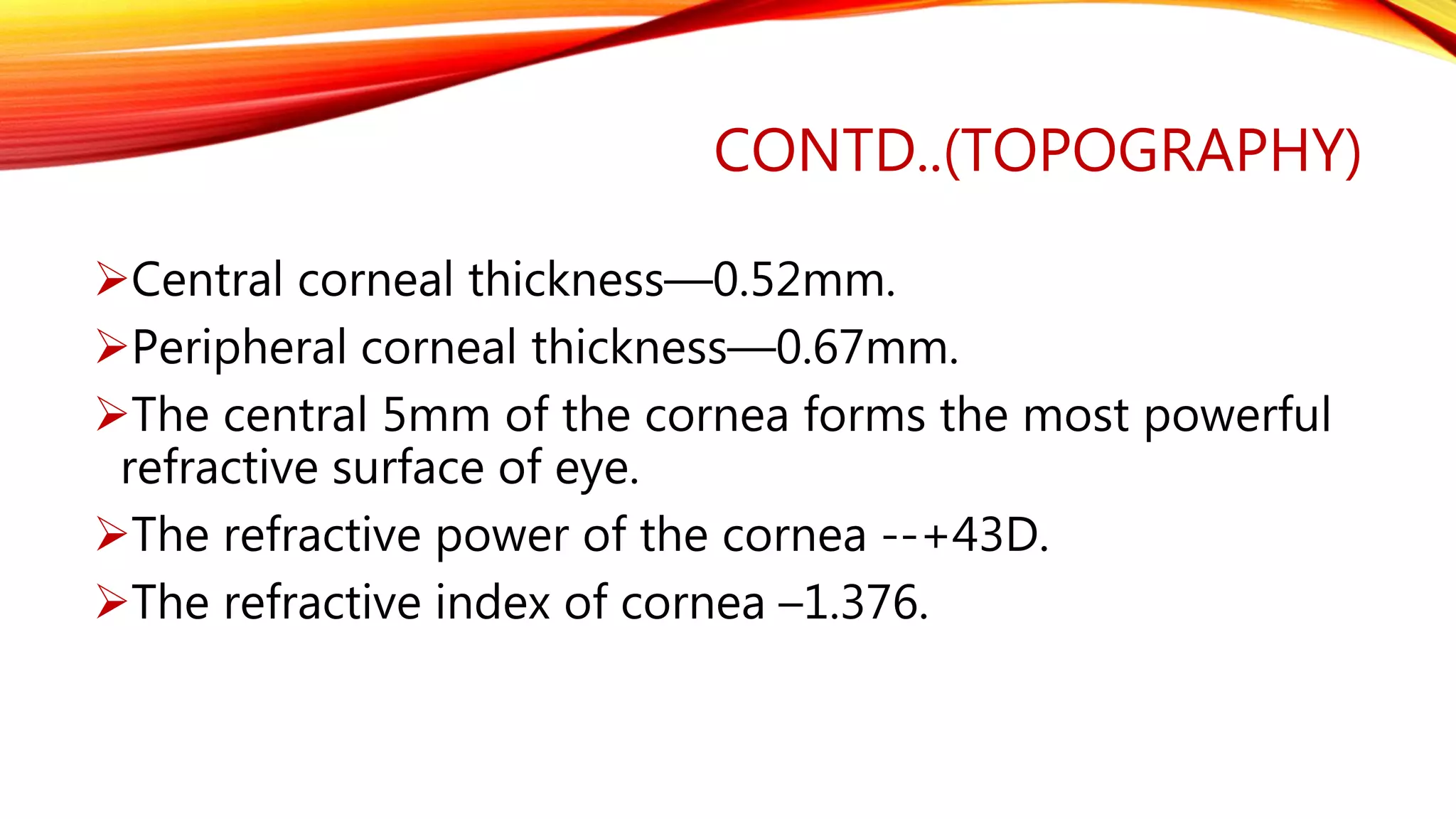 Physiology of cornea | PPTX