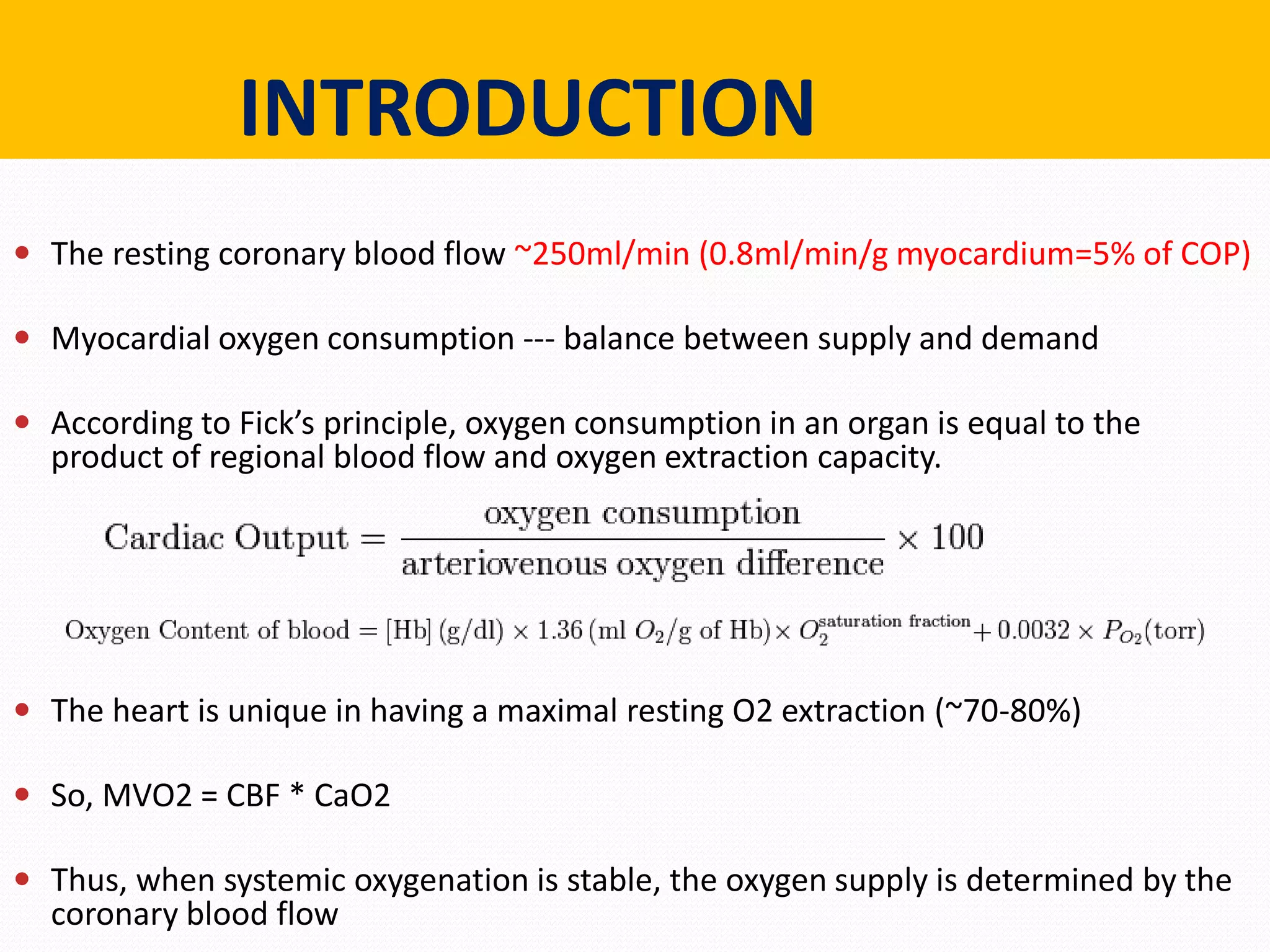 Physiology of coronary blood flow | PPTX