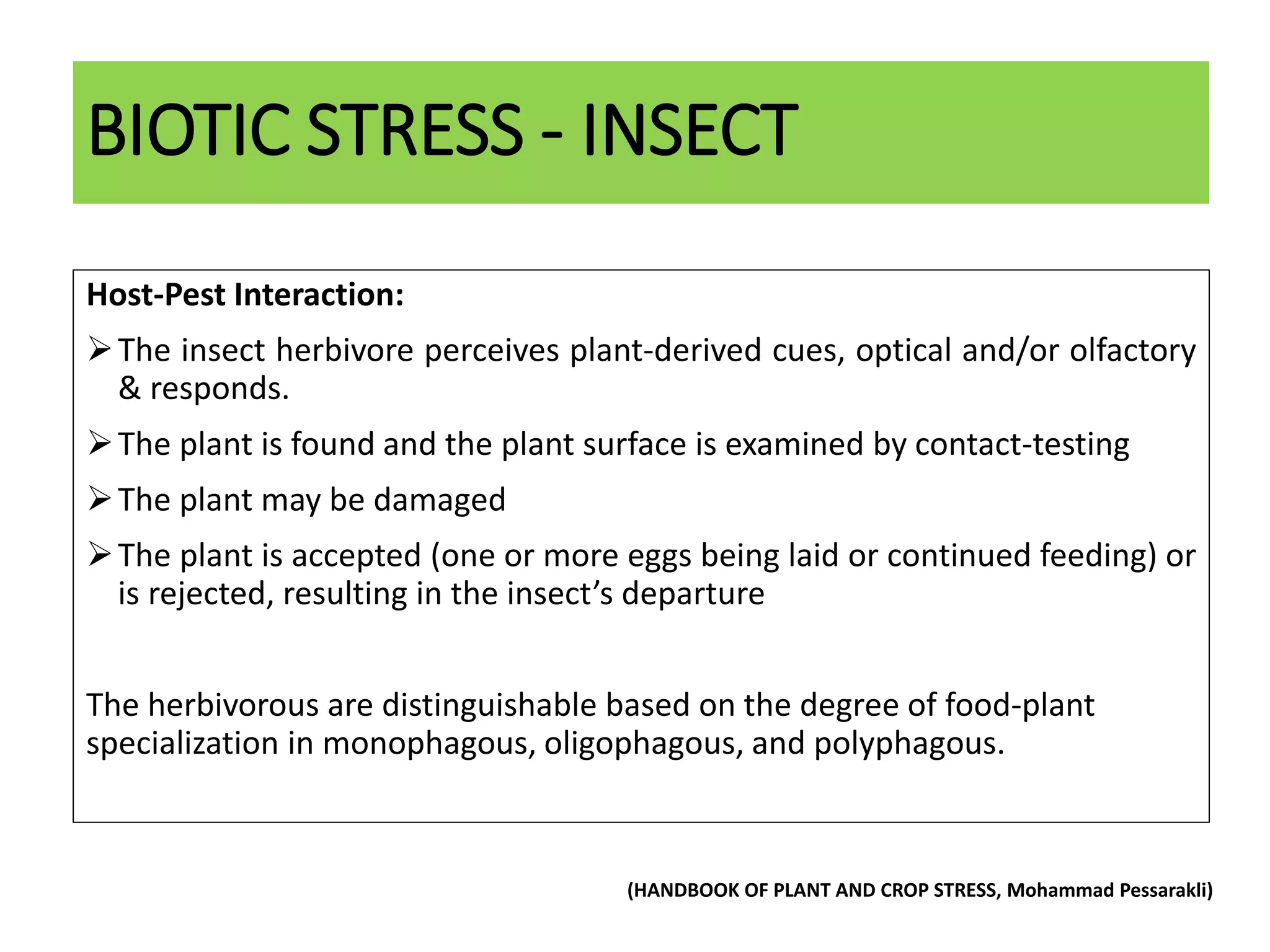 Physiology of crops under biotic stress | PPTX